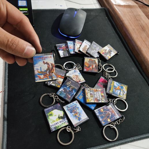 🎮 Ps2 Keychains (ps2 keychains)・Archivo STL para Impresión 3D・Cults
