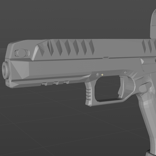 👽 Czech Alien Pistol Alien Pistol Digital Model Material・ STL File for ...