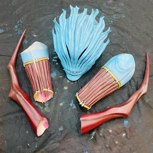 💪 Mahito Final Form Accesorios Cosplay ( Máscara Completa y Armadura ...