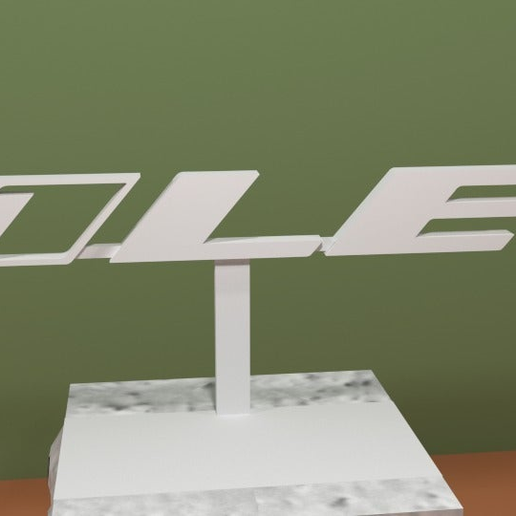 🚗 1LE Logo・ STL File for ・Cults