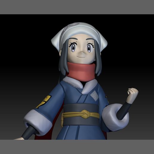 🐉 Pokemon Hisui Trainer Akari・ STL File for 3D printing・Cults