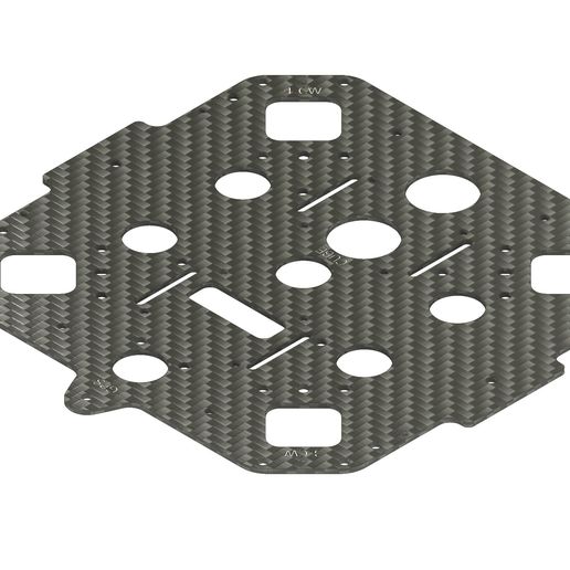 🛸 HexSoon EDU450 Custom Airframe Mount Plates・ STL File for 3D printing ...