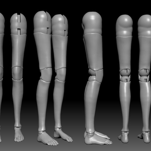 ♀️ BJD ball jointed doll STL female model Juliette・ 3D File for ・Cults