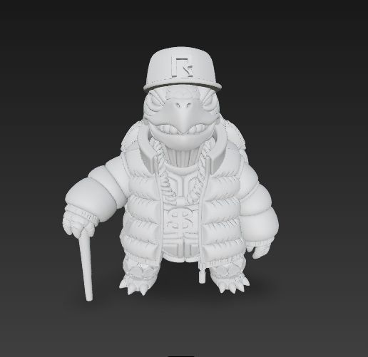🐢 Gangster Turtle Figure – 3D Printable Collector Model・ STL File for ...