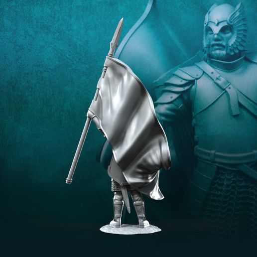 🏰 Grey Castle Banner | Grey Castle | Fantasy・ 3D File for 3D printing・Cults