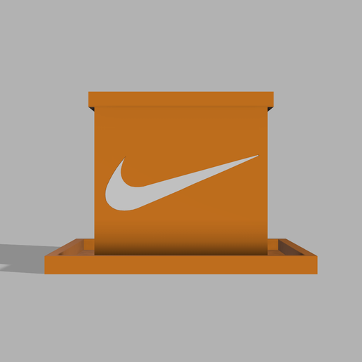 📦 Nike Box Plot Plant || Nike Planter・ STL File for 3D printing・Cults