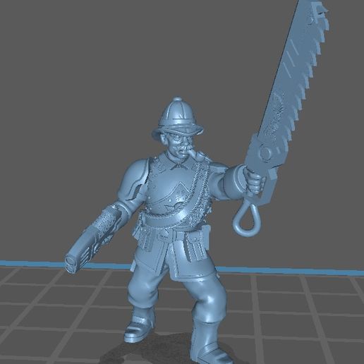 3D file Officers for Space Guard colonists of the Human Empire 🛰 ・3D ...