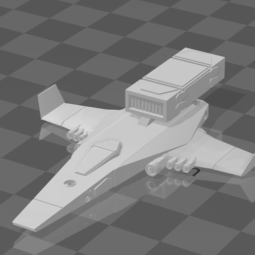 STL file BHI Aerospace Fighters II in 6mm ♟ ・3D print object to ...