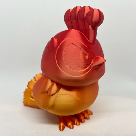 🐉 POKEMON - CHIBI HOOH (EASY PRINT NO SUPPORT)・ STL File for ・Cults