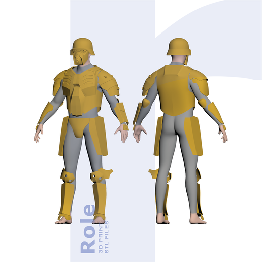 🎮 Jin-Roh Armor・ 3D File for 3D printing・Cults