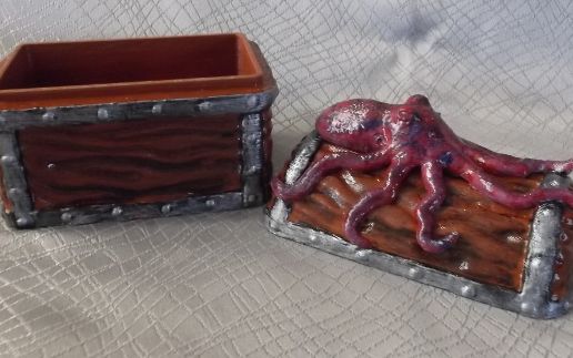 STL file Octopus Chest - Dice or Jewelry Box. 🐙 ・3D printer design to ...