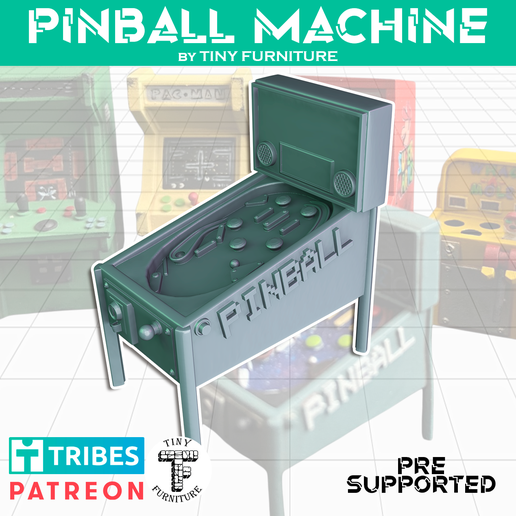🎲 Pinball machine・ STL File for 3D printing・Cults