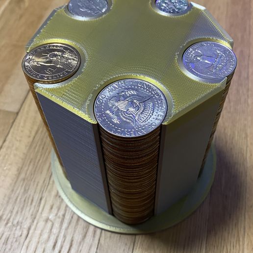 🪙 US Coin Holder Pentagon - Nickel, Dime, Quarter, Half Dollar, Dollar ...