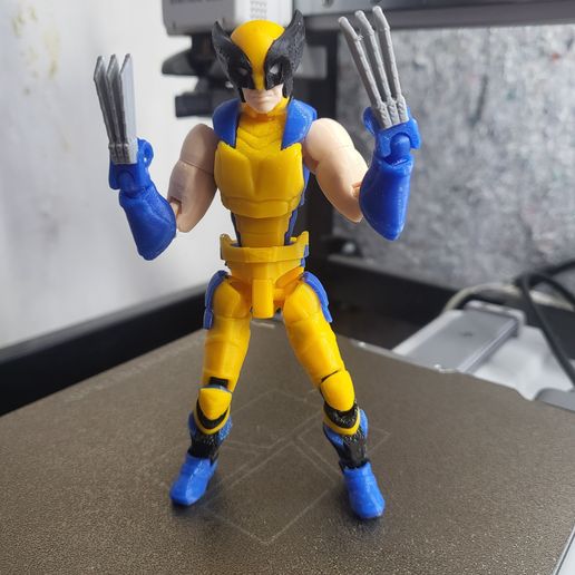 👾 FIGURA ARTICULADA WOLVERINE DUMMY13 BY 3DNUEVO DUMMY 13・Archivo 3MF ...