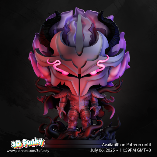 🎚️ Ashborn - Solo Leveling・ 3D File for 3D printing・Cults