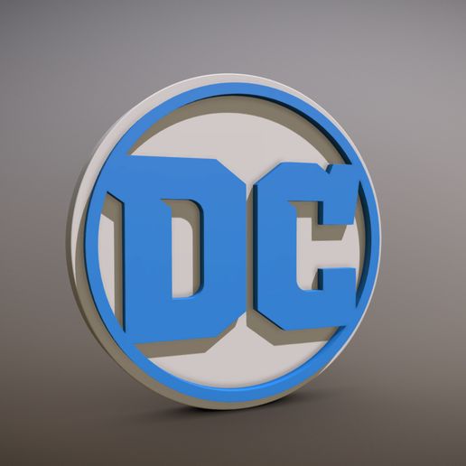 STL file DC logo 👨 (OBJ)・3D print model to download・Cults