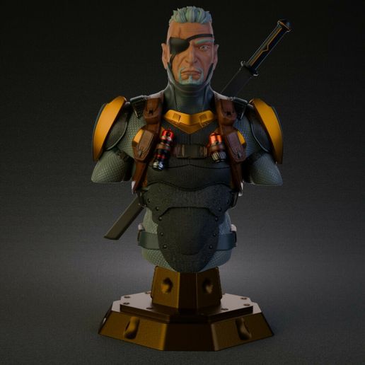 👤 Deathstroke Bust – DC Comics STL for 3D Printing | Slade Wilson Fan ...