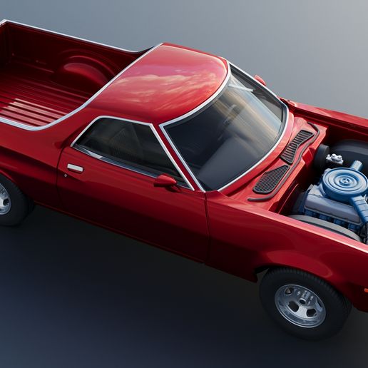 🚗 Ranchero 1974・ 3D File for 3D printing・Cults