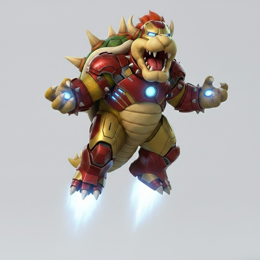 🦸 BAUSER CON ARMADURA IRONMAN・ STL File for 3D printing・Cults