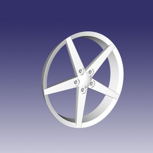 STL file C6 Corvette wheel 🛞 ・3D print design to download・Cults