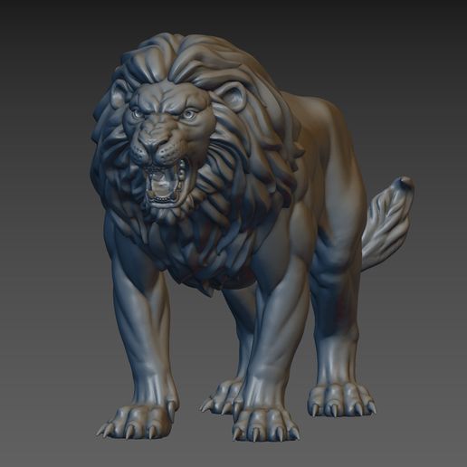 🦁 Lion・ STL File for ・Cults