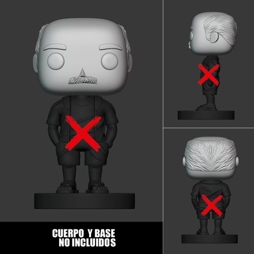 👦 FUNKO HEADS ( BOY ) # 16・ STL File for 3D printing・Cults