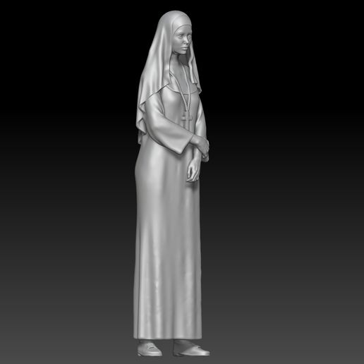 ⛪ nun 1・ STL File for 3D printing・Cults