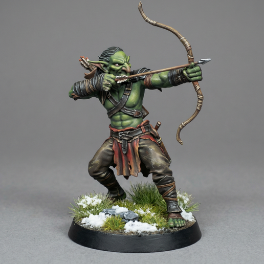 🆓 FREE Goblin Archer – Fantasy Miniature STL (32mm Tabletop RPG)・Free ...