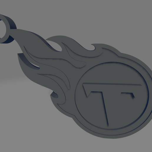 STL file Tennessee Titans Keychain 🗝️ ・Design to download and 3D print ...