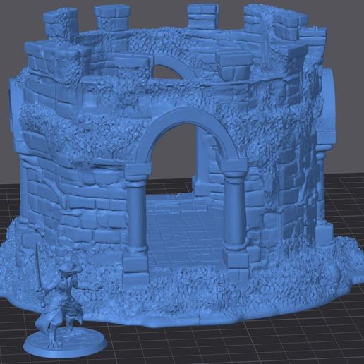 🎲 Ruin for Pen&Paper, DnD・ STL File for 3D printing・Cults