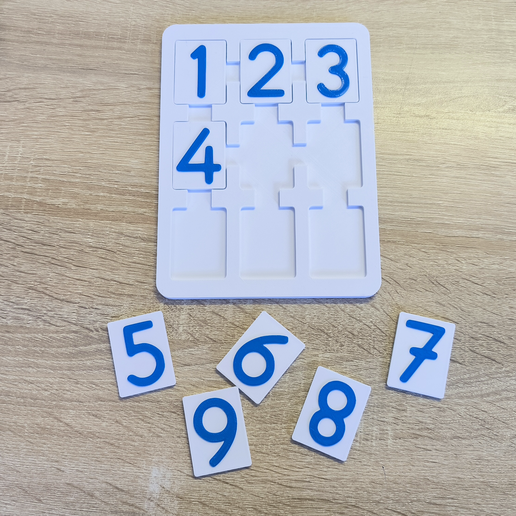 🧩 EDUCATIONAL COUNTING TOY – NUMBER PUZZLE 2・Free STL File for 3D ...