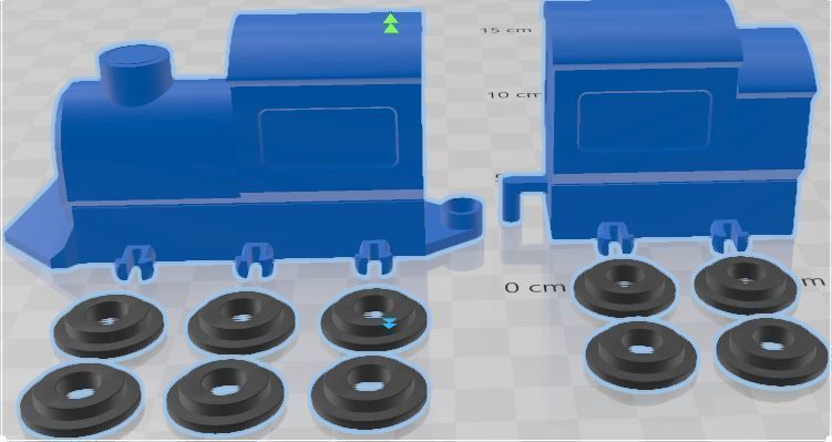 Free STL file train, locomotive of a train,・3D printable design to ...