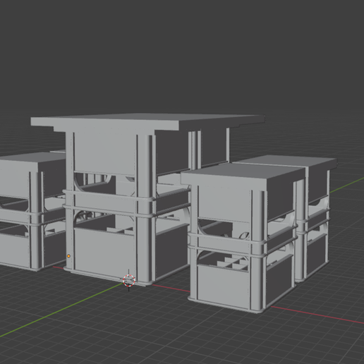 STL file Beer crate table 1/64 🍺 ・3D print object to download・Cults