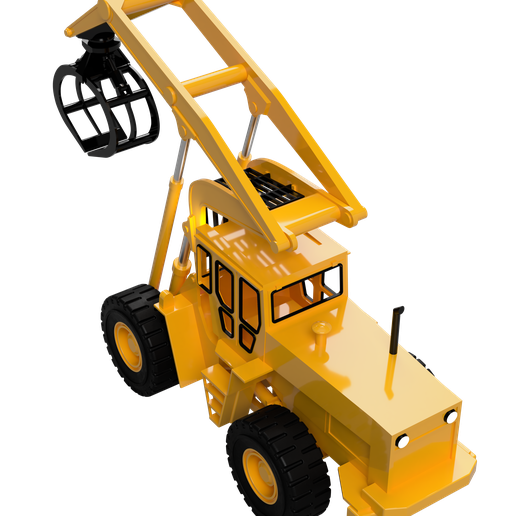 🌆 1641H high rise grapple loader HO scale 1:87・ STL File for 3D ...
