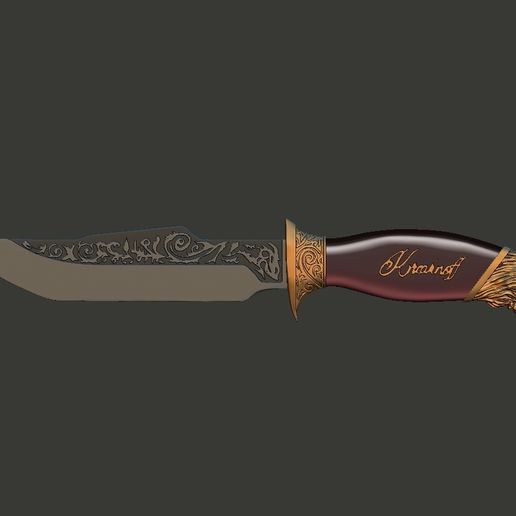 🔪 Kraven the Hunter's Knife・ STL File for 3D printing・Cults