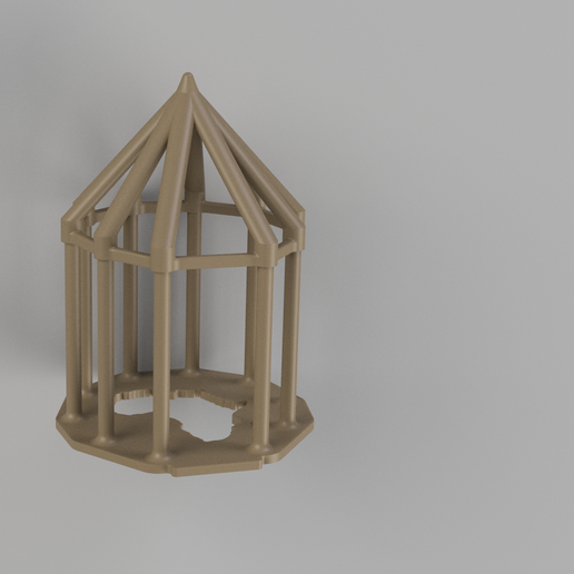 Free STL file African tribe hut with roof 🛖 ・3D printing model to ...