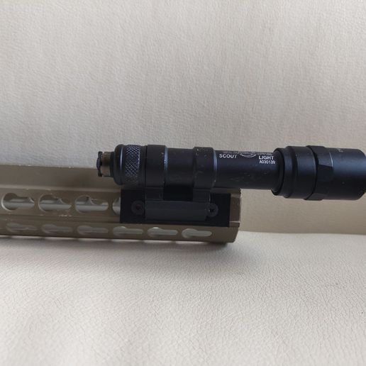 STL file Surefire scout 45° keymod mount 🧞‍♂️ ・3D printable model to ...