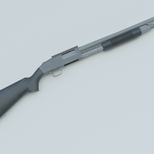 STL-Datei Mossberg 500 Schrotflinte 🐚 (OBJ, 3MF, und GCODE)・Design für 3D-Drucker zum ...