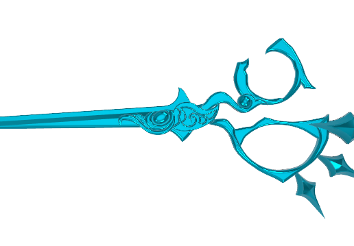 ️ GWEN Hallowed Mist Scissors & Needles STL FILES [League of Legends ...