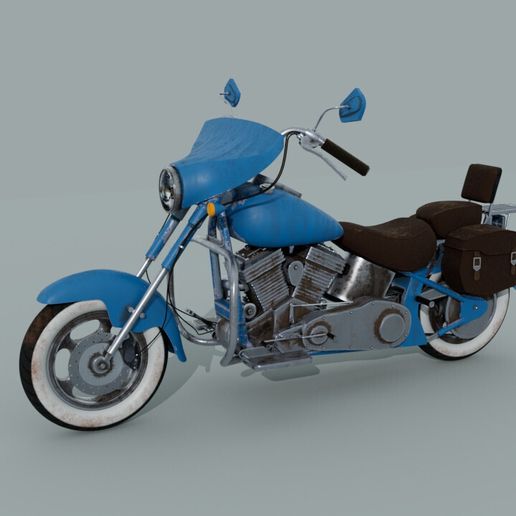 3D file Motorcycle 3D Model 🏍️ ・3D printer design to download・Cults