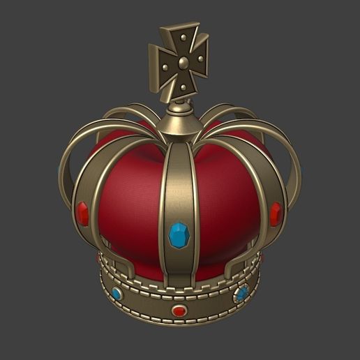 👑 Junko Crown Danganronpa prop cosplay 3d model (stl file) for printing ...