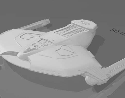 🖖 STO - Federation - Sabre-class・Free STL File for 3D printing・Cults