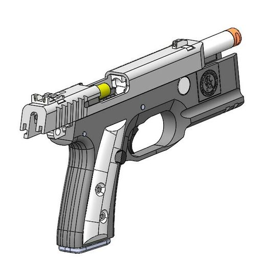 🔫 Cyberpunk2077 Constitutional Arms Unity pistol・ 3D File for 3D ...