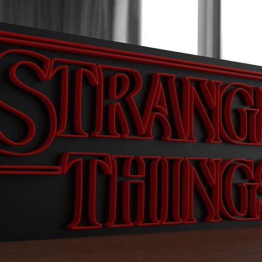 Archivo 3D Stranger things 3D print model 🎨 ・Objeto de impresión 3D ...