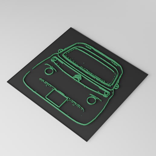 🚗 Citroen Silhouette Outline Wall Art 3D Picture Frame Pack・Archivo STL ...