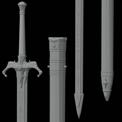 🗡️ Louis Guiabern - Sword - Metaphor Refantazio Cosplay Prop・ 3D File ...