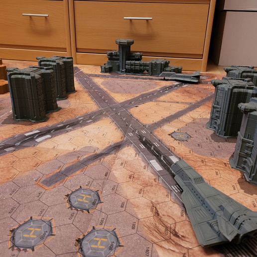 🗺️ BATTLETECH TERRAIN MAP DESERT RUNWAY AND OASIS (BATTLETECH MAP PACK ...