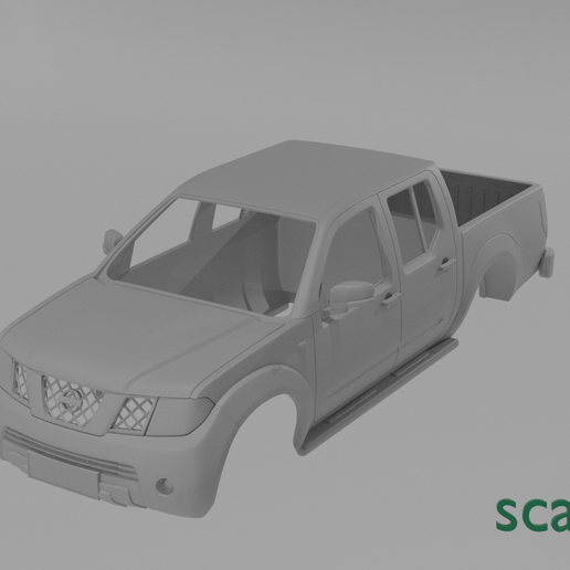 🚗 Nissan Navara 2011 RC carrocería・Archivo 3D para Impresión 3D・Cults