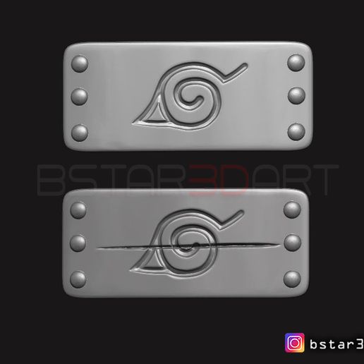 💬 Naruto Headband - Akatsuki Itachi Headband for Cosplay・ STL File for ...