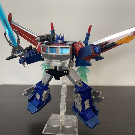 🎨 God Ginrai Powermaster Optimus Prime and Cog Upgrade Kit・ STL File ...